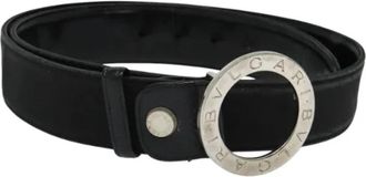 Bulgari Pre-owned Canvas grtel - - Pre-owned - Damen - Schwarzk - ONE SIZE