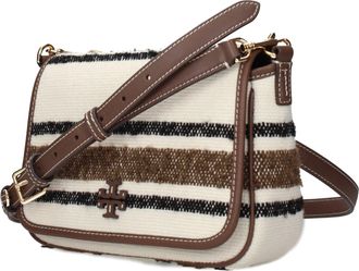 Tory Burch Fabric Crossbody Bag - Beige