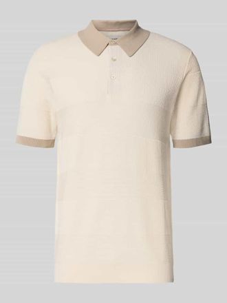 Scotch & Soda Regular Fit Poloshirt mit Strukturmuster