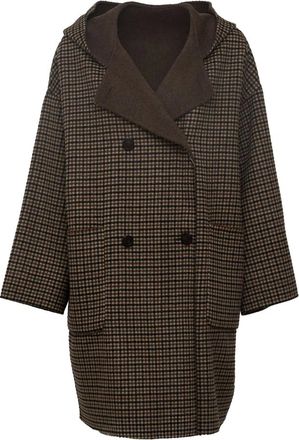Max Mara Femme, Manteaux, Brun, Taille: 32 FR Cappotto doppiopetto Reversibile