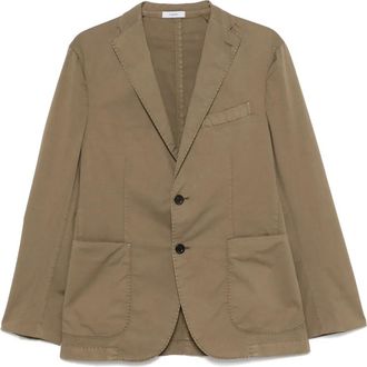 Boglioli blazer &agrave; simple boutonnage - Marron