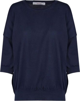 Jucca Femme, Pulls, Bleu, Taille: 38 FR Maglia Over