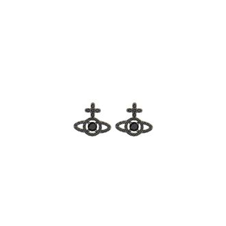 Vivienne Westwood Olympia Earrings - Femme - Accessoires - Noir - Taille: ONE Size