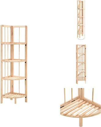 vidaXL Vidaxl - tag&egrave;re dangle bois de c&egrave;dre 27 x 27 x 110 cm - &Eacute;tag&egrave;re Dangle - Biblioth&egrave;que Murale - Meuble Rangement - &Eacute;tag&egrave;re Bois - &Eacute;tag&egrave;re C&egrave;dre