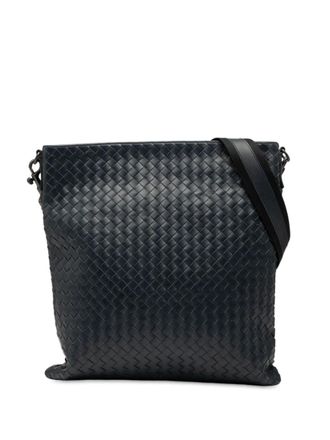 Bottega Veneta sac à bandoulière Intrecciato VN (2012-2025) - Bleu