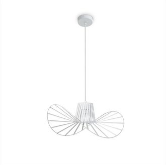Paco Home Paco Home - Suspension led Salon Salle &agrave; Manger Chambre Lampe Suspendue Moderne &Eacute;l&eacute;gant Lampe &agrave; suspension - Blanc, Blanc (&Oslash;45 cm)