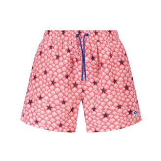 North Sails Gemusterte Badeboxer mit Ozeandetails - - Swimwear - Herren - Mehrfarbig - S