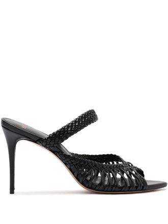 Alexandre Birman sandales Agatha 85 mm - Noir