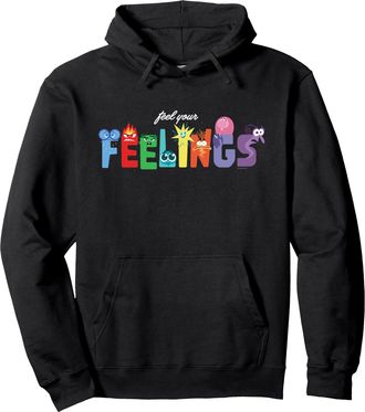 Pixar Disney and Pixars Inside Out 2 Emotions Feel Your Feelings Pullover Hoodie