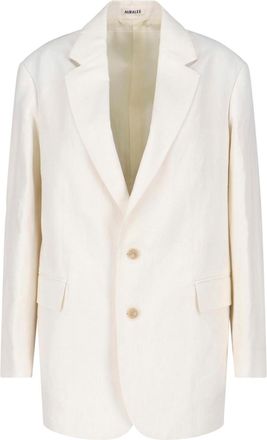 Auralee Single-Breasted Blazer