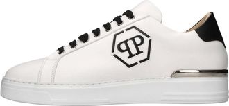 Philipp Plein Homme, Chaussures, Blanc, Taille: 44 EU Baskets