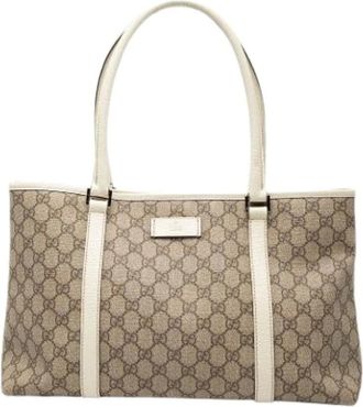Gucci unisex, Pre-owned, Beige, Taille: ONE Size Sac cabas Pre-owned