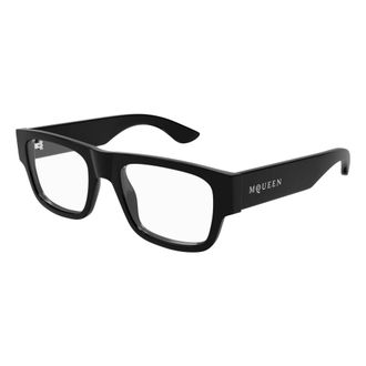 Alexander McQueen Stylische Brille Am0511O Schwarz - - Accessories - Herren - Schwarzk - 53 MM