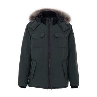 Moose Knuckles Homme, Vestes, Vert, Taille: M Giubbino Imbottito in Tessuto Tecnico