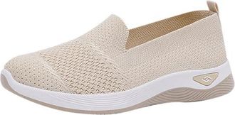 Generic Baskets à enfiler en maille Casaul pour femme - Respirantes, légères et confortables - Coupe large - Orthopédiques - Tennis avec soutien de la voûte p