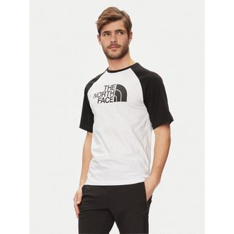 The North Face T-Shirt Easy NF0A87N7 Wei&szlig; Regular Fit