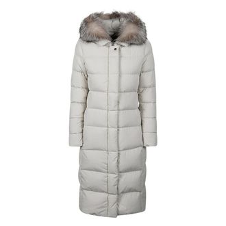 Moorer Zagarakn Kapuzenmantel mit Polsterung - - Coats - Damen - Wei&szlig; - M