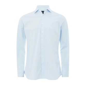 Hackett Chemise blanche Essential Stretch - Homme - Chemises - Bleu - Taille: L