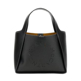 Stella McCartney Logo Crossbody Tote Bag - - Bags - Damen - Schwarzk - ONE SIZE