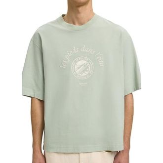 Selected T-shirt imprim&eacute; en coton