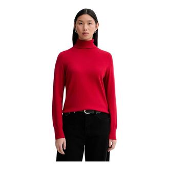 Marc O'Polo Pull &agrave; col roul&eacute; - Femme - Pulls - Rouge - Taille: 44 FR