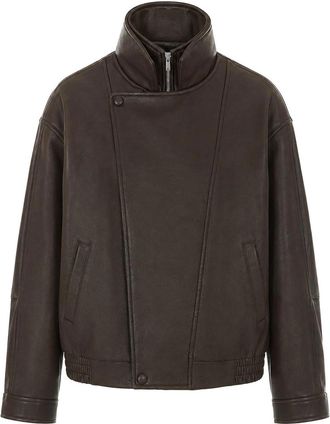 Eleh Lederjacke - Braun