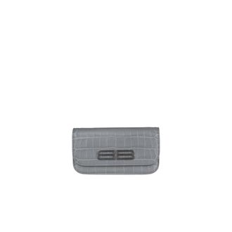 Balenciaga Gossip Wallet On Chain - - Bags - Damen - Grau - ONE SIZE