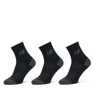 New Balance Lange Socken New Balance Active Cushion Quarter Socks LAS35204BK Schwarz