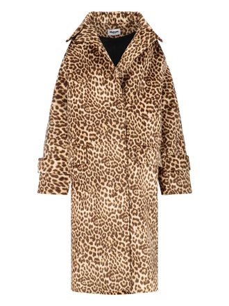 Duran Lantink Maxi-Mantel Mit Animal-Print