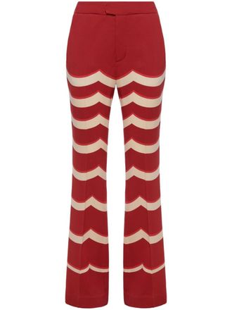 La DoubleJ Saturday Night Schlaghose - Rot