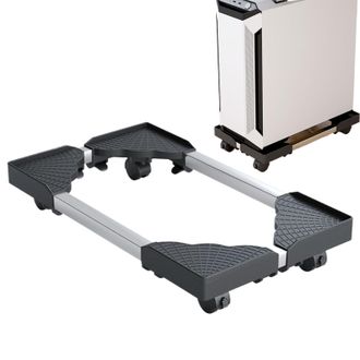 Generico Boden-PC-St&auml;nder | Teleskop-Organizer | Mobiler Bodencomputerst&auml;nder f&uuml;r Besprechungsraum, Arbeitszimmer, Waschk&uuml;che, Haus, B&uuml;ro und Wohnzimmer