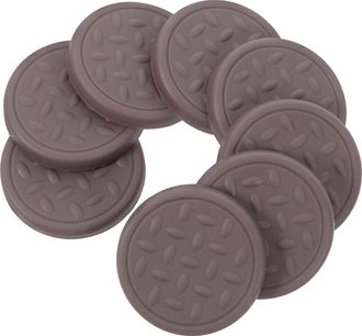 Hemobllo Silikon M&ouml;beluntersetzer 30mm Rund rutschfeste Stuhlradstopper Langlebige Bodenschutz Pads f&uuml;r Haushaltsm&ouml;bel und B&uuml;rost&uuml;hle Austauschbare M&ouml;belgleite