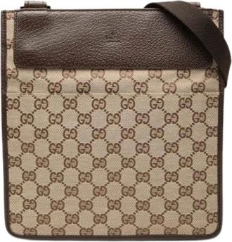 Gucci Sac bandouli&egrave;re vintage Pre-owned - Femme - Pre-owned - Beige - Taille: ONE Size