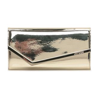Jimmy Choo London Femme, Accessoires, Jaune, Taille: ONE Size Emmie Clutch