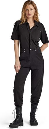 G-Star RAW Damen Track Jumpsuit, Schwarz (dk black D24527-B771-6484), S