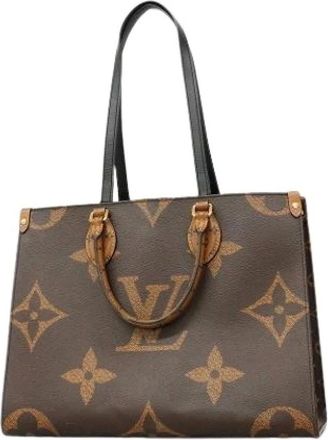 Louis Vuitton Sac cabas vintage Pre-owned en toile - Femme - Pre-owned - Brun - Taille: ONE Size