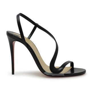 Christian Louboutin Femme, Chaussures, Noir, Taille: 36 EU Rosalie 100 Sandales