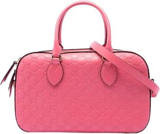Gucci Pre-owned Vintage Satchel - Femme - Pre-owned - Rose - Taille: ONE Size