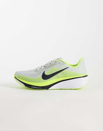 Nike Air Zoom Pegasus 42 baskets blanches et jaunes