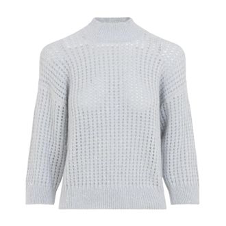 PESERICO Rete Pullover - - Knitwear - Damen - Blau - XS