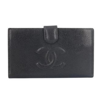 Chanel Portefeuille Vintage Pre-owned - Femme - Pre-owned - Noir - Taille: ONE Size