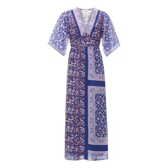 Antik Batik Robe Longue Ilona Coton et Soie Antik Batik
