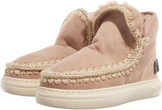 Mou Stiefel - Eskimo Sneak Bold Glitter Logo - Gr. 39 (EU) - in Beige - f&uuml;r Damen