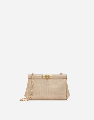 Dolce & Gabbana Schultertasche Marlene Klein - Frau Schulter- Und Umh&auml;ngetaschen Beige Onesize