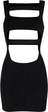 Roberto Cavalli Femme, Robes, Noir, Taille: 36 FR Cut-Out Detail Mini Dress