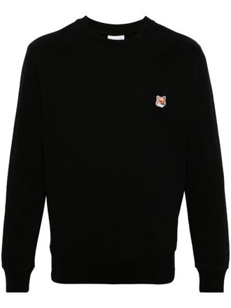 Maison Kitsuné sweat à motif Fox signature - Noir