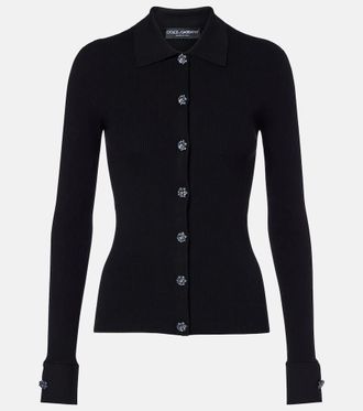 Dolce & Gabbana Cardigan aus Rippstrick