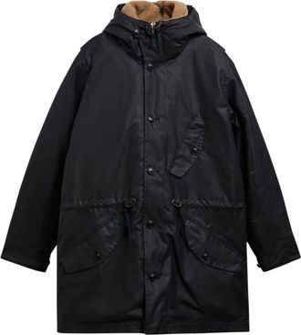 Barbour Parka cir&eacute;e Ursula - Homme - Manteaux - Bleu - Taille: L