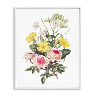 Stupell Industries Gerahmter Giclée-Kunst, Motiv Bushel of Wild Florals, gerahmt, Design von Buchstaben und Linien, 50,8 x 40,6 cm