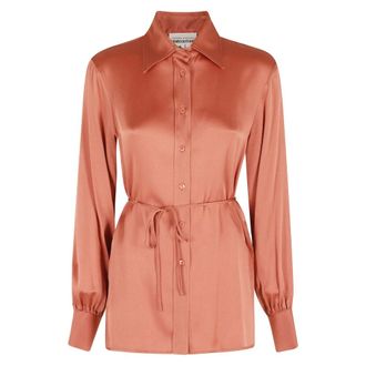 Semicouture Femme, Blouses et Chemises, Orange, Taille: 38 FR Shirt Juana